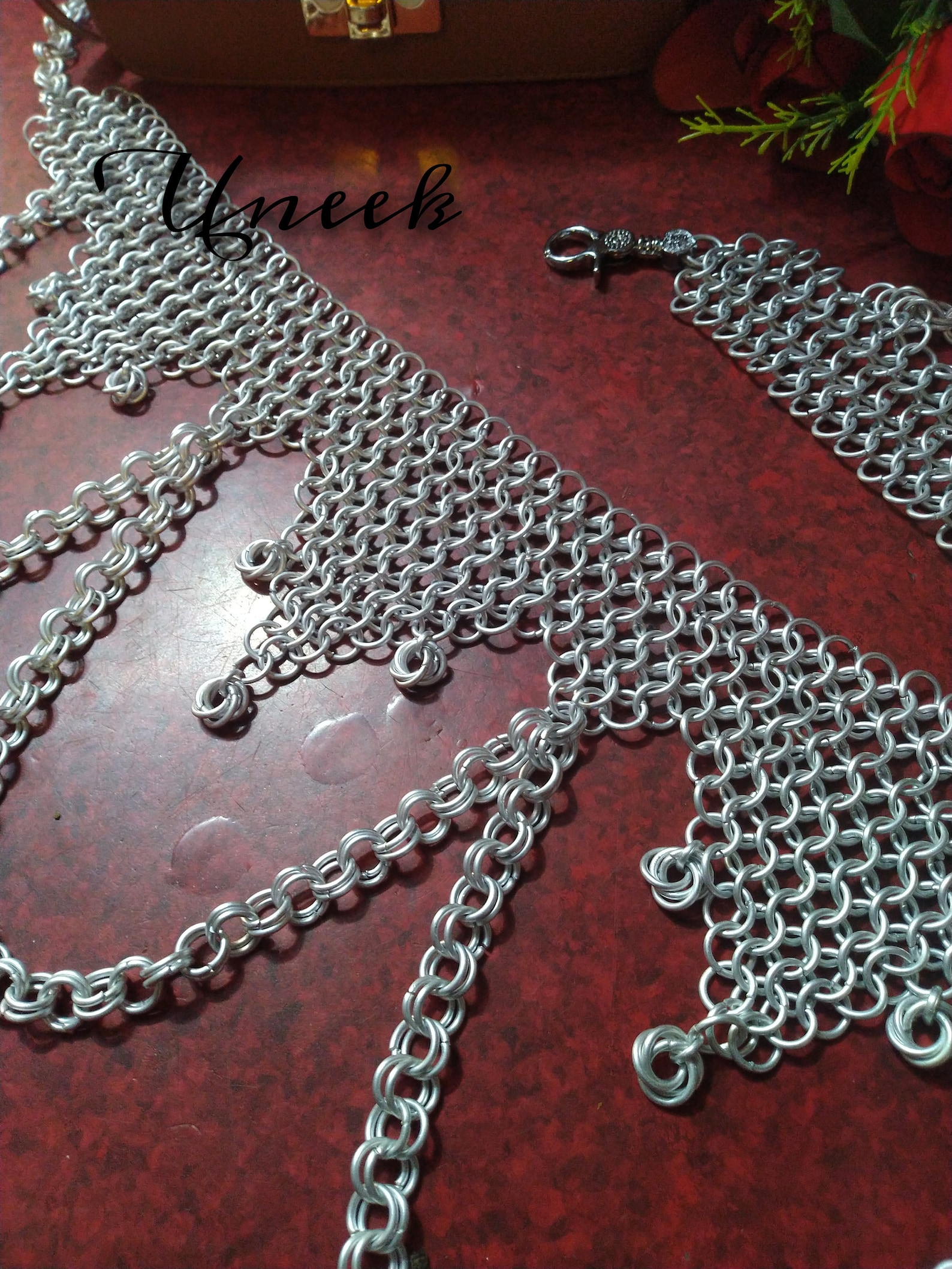 Medieval Chainmail Butted Antique Belly Dancer Belt SCA LARP Women ...