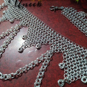 Medieval Chainmail Butted Antique Belly Dancer Belt SCA LARP Women ...