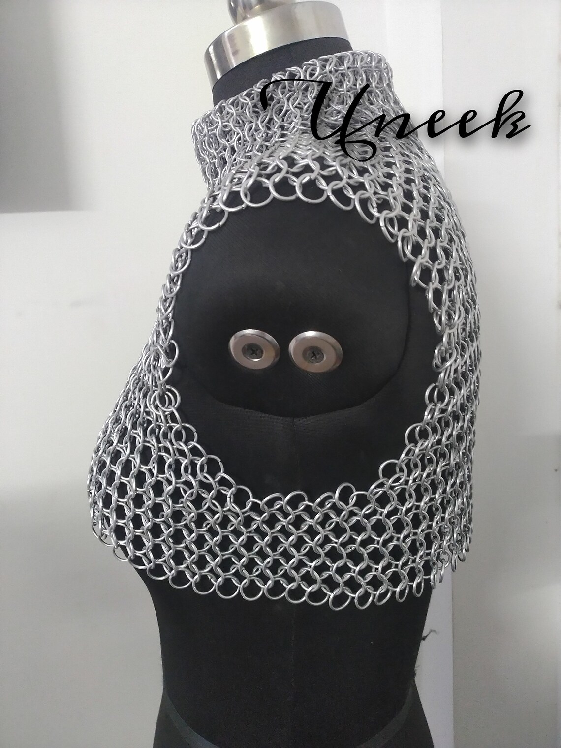 Medieval Chainmail Handmade Jump Ring Skirt and Turtleneck Top - Etsy