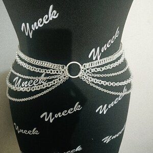 Chainmaille Belly Dancer Belt, Medieval Chainmail, Butted Antique LARP ...