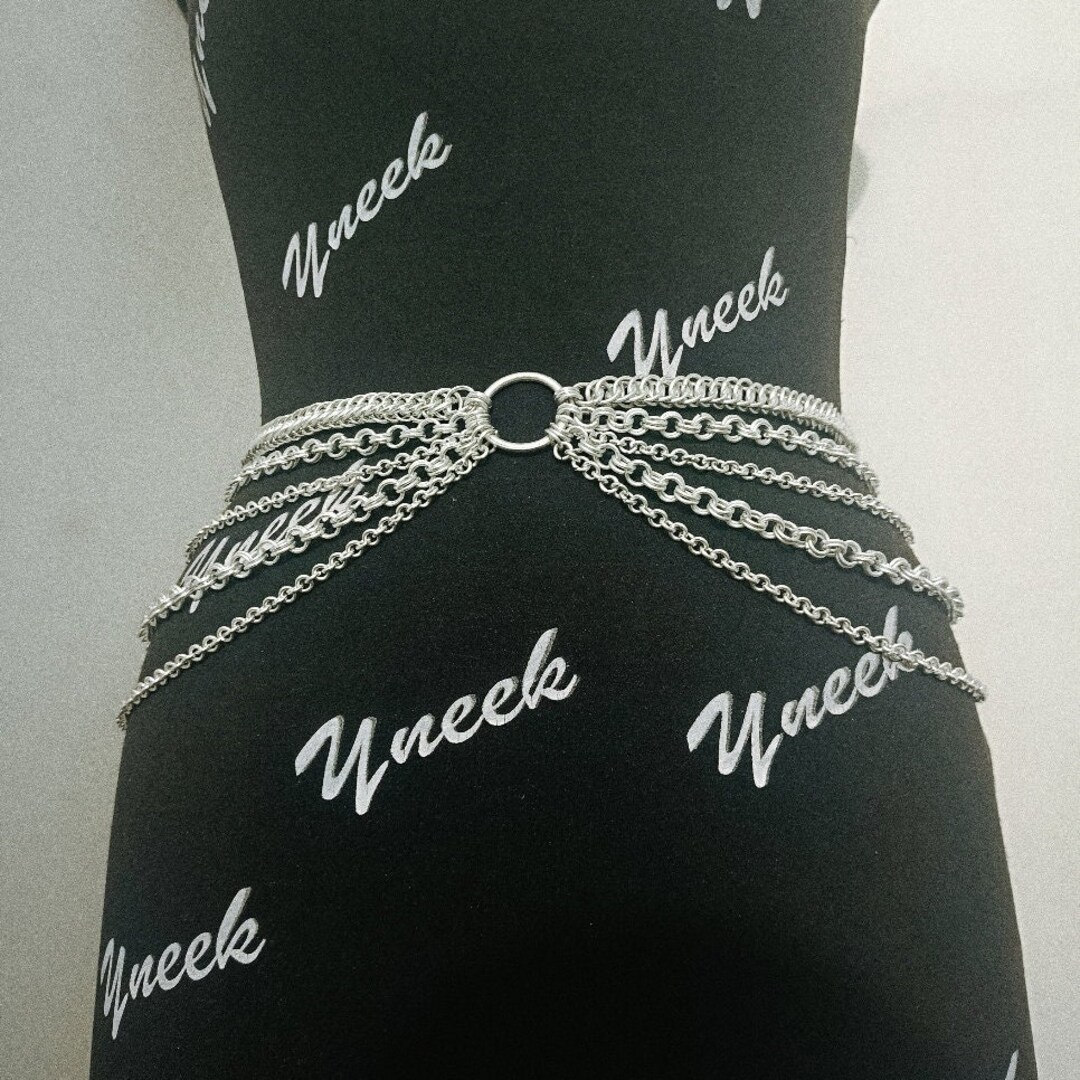 Chainmaille Belly Dancer Belt, Medieval Chainmail, Butted Antique LARP ...