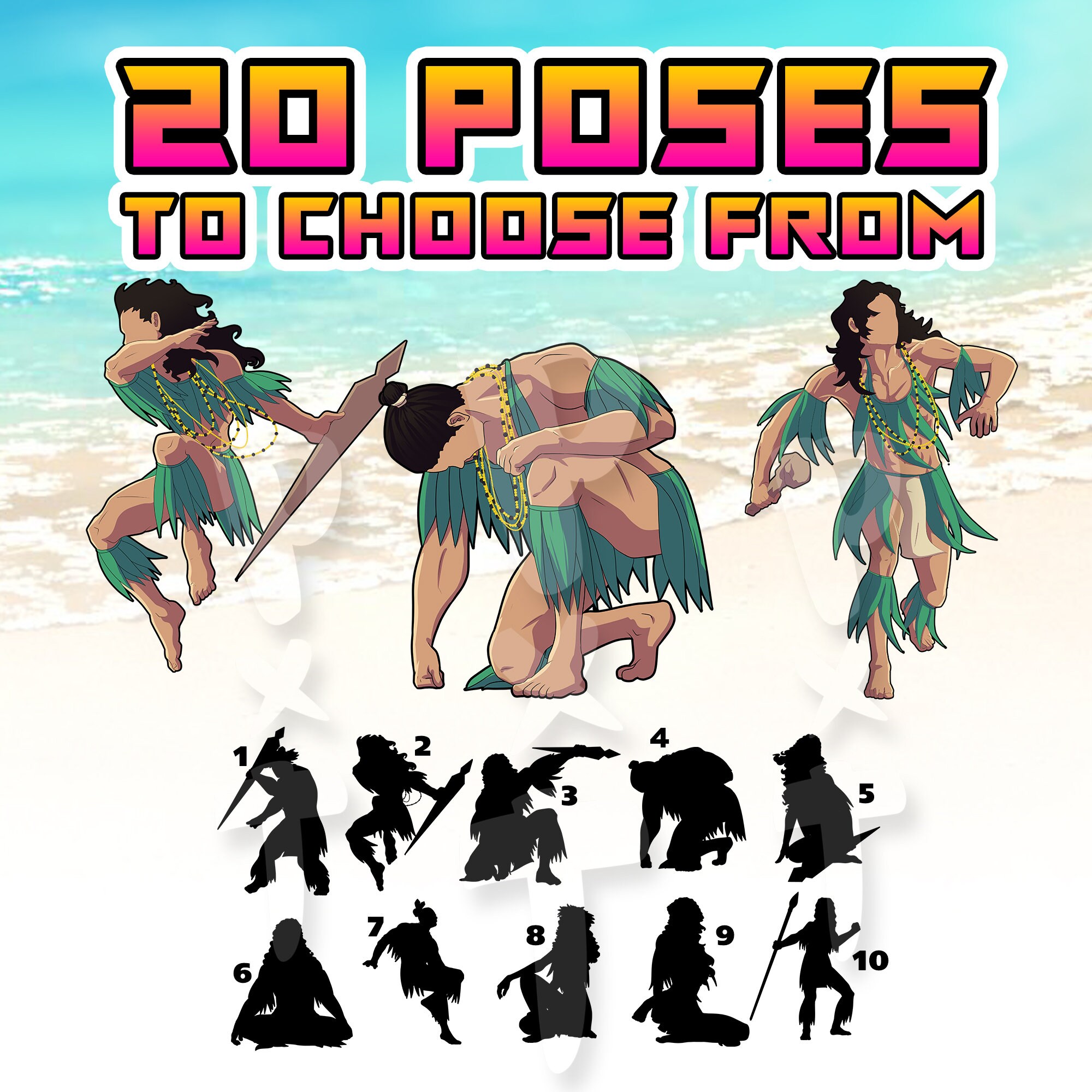 Niue Pose Pack 1 - Etsy