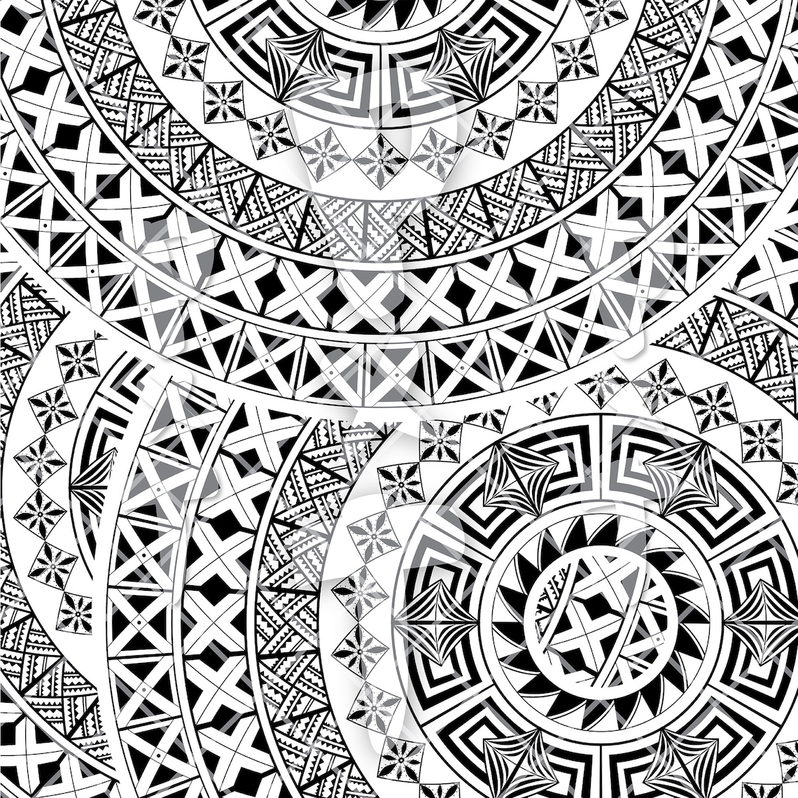 Niuean Hiapo Pattern Pack 1 - Etsy Australia