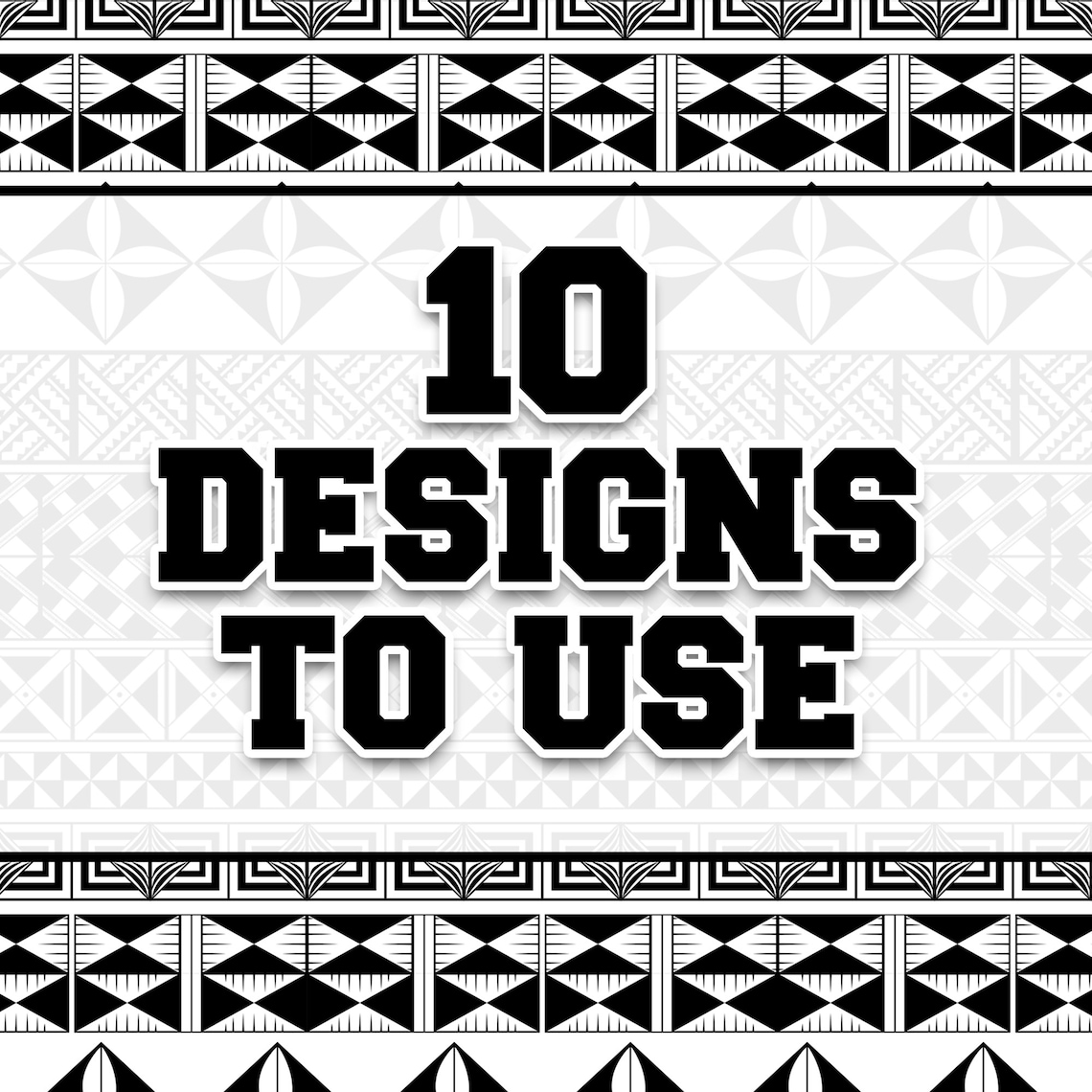 Niuean Hiapo Pattern Pack 1 - Etsy Australia