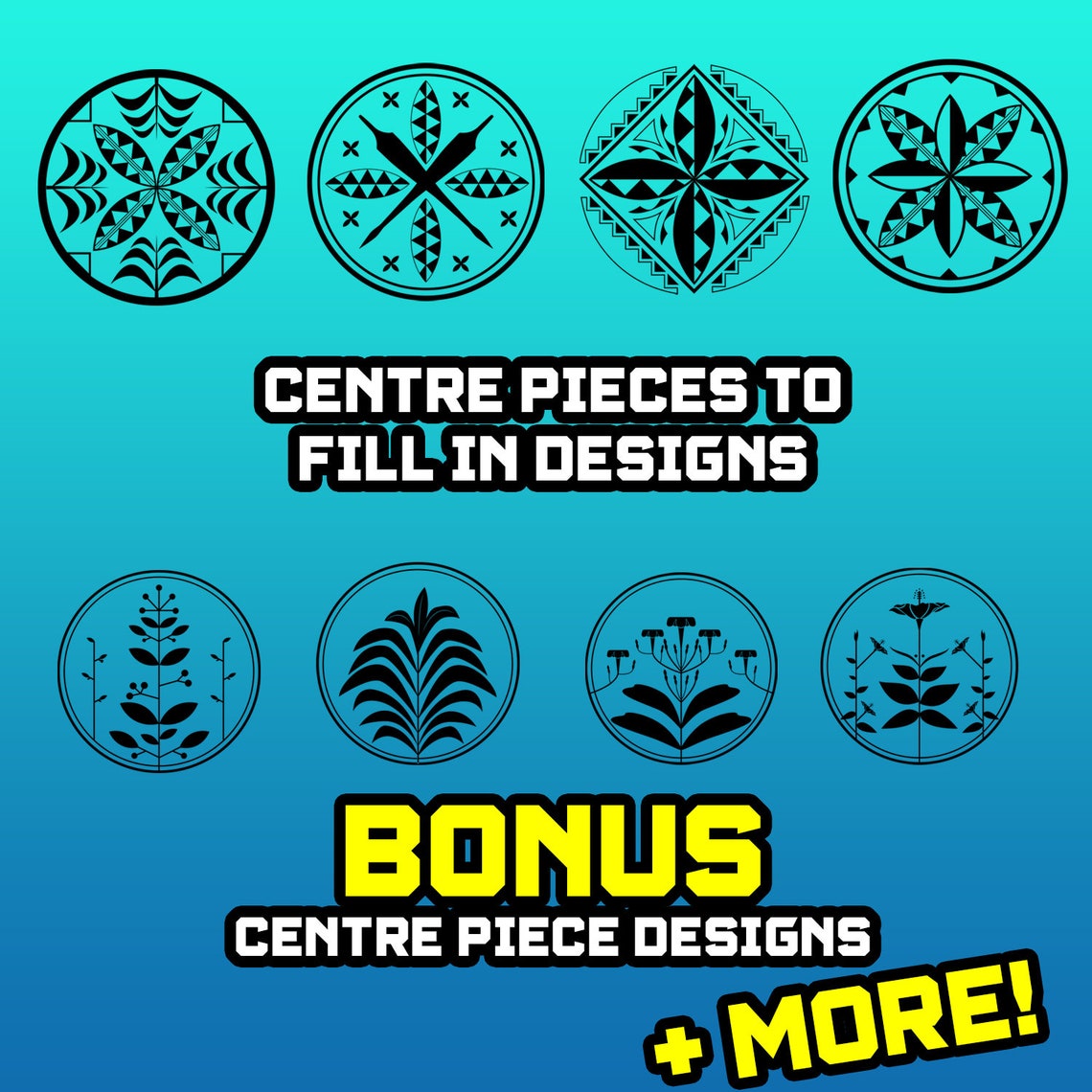 Niue Hiapo Pattern Pack 4 - Etsy New Zealand