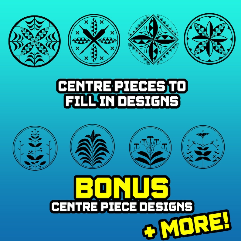 Niue Hiapo Pattern Pack 4 - Etsy New Zealand