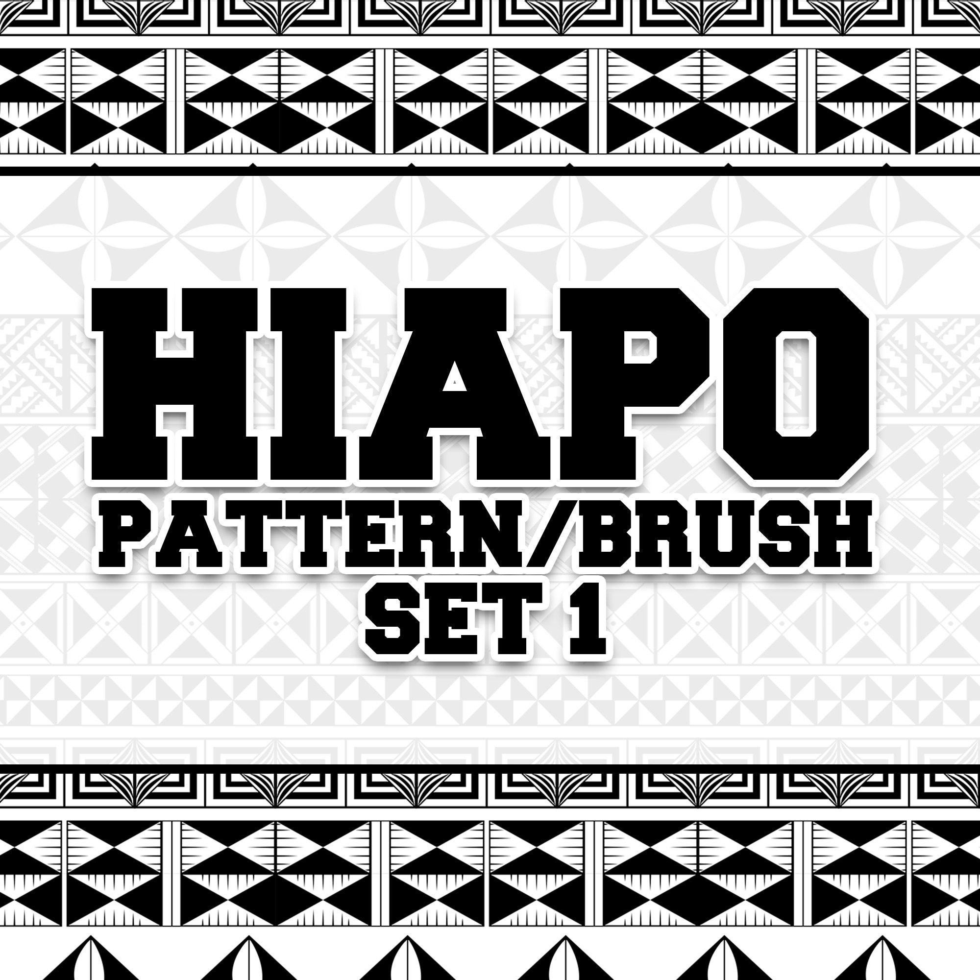 Niuean Hiapo Pattern Pack #1 - Etsy New Zealand