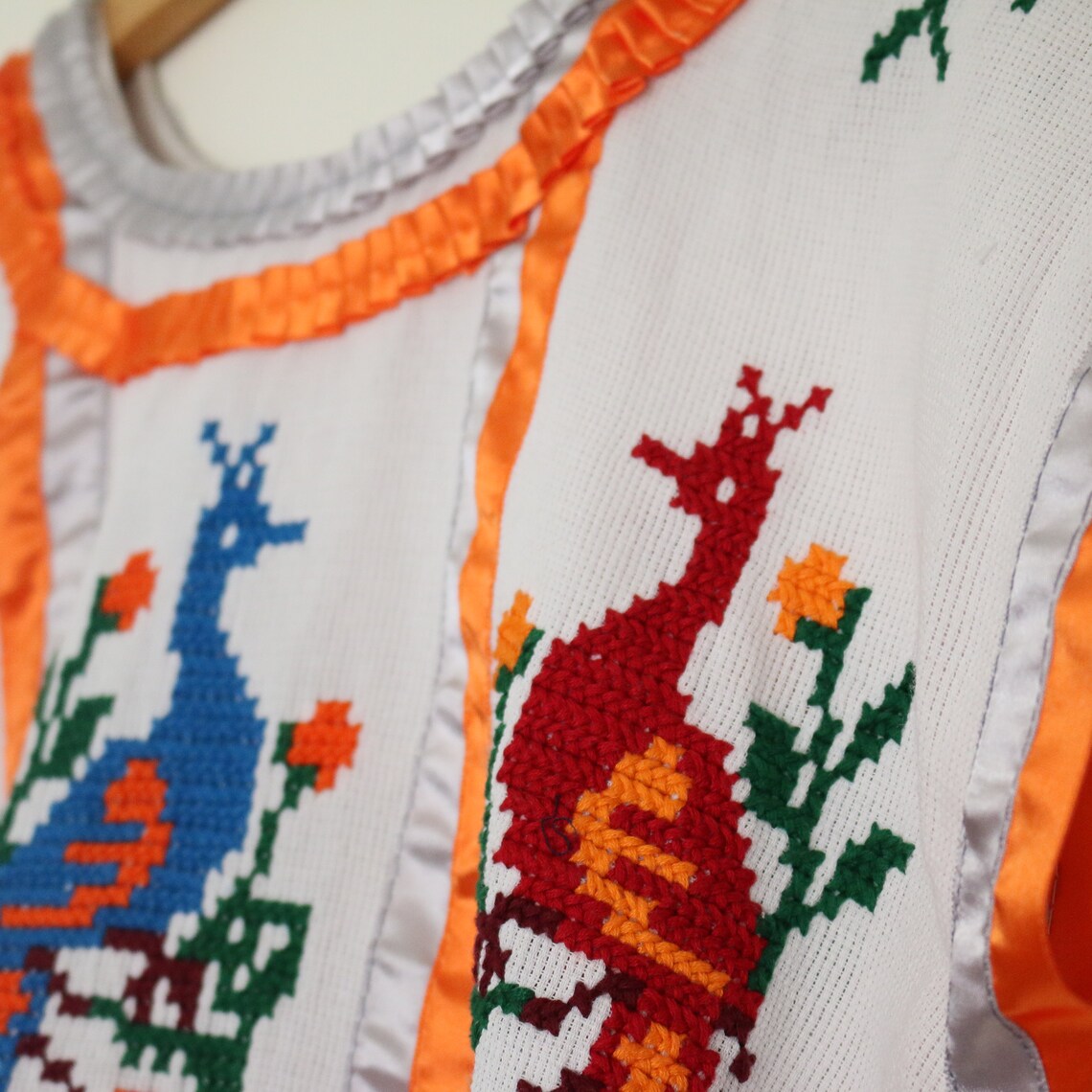 Pineapple Flower: Huipil From Tuxtepec Oaxaca, Cross-stitch Mazatec ...