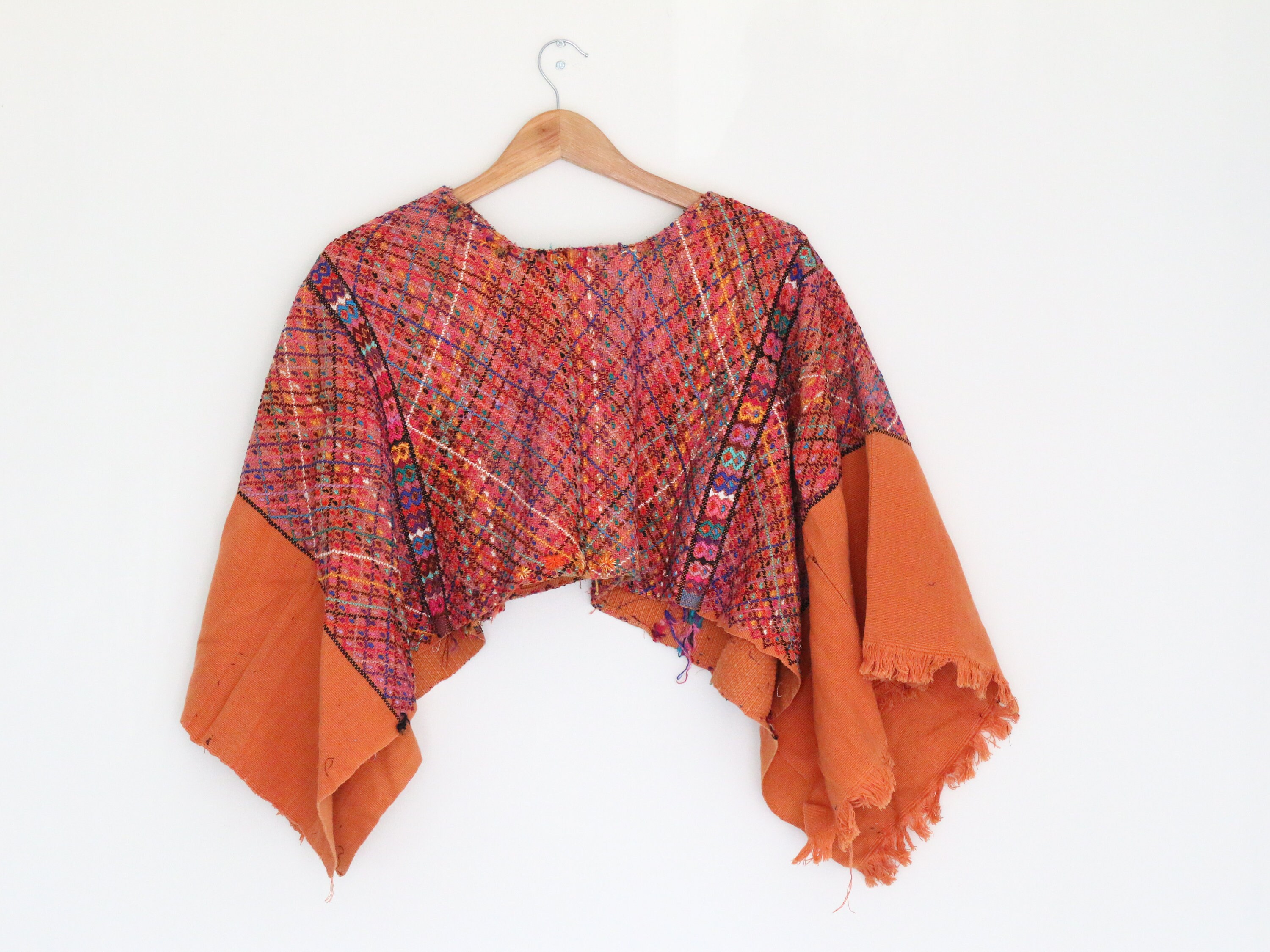 Mayan Wipil: Mexican Pink and White Guipil From San Lucas Toliman ...