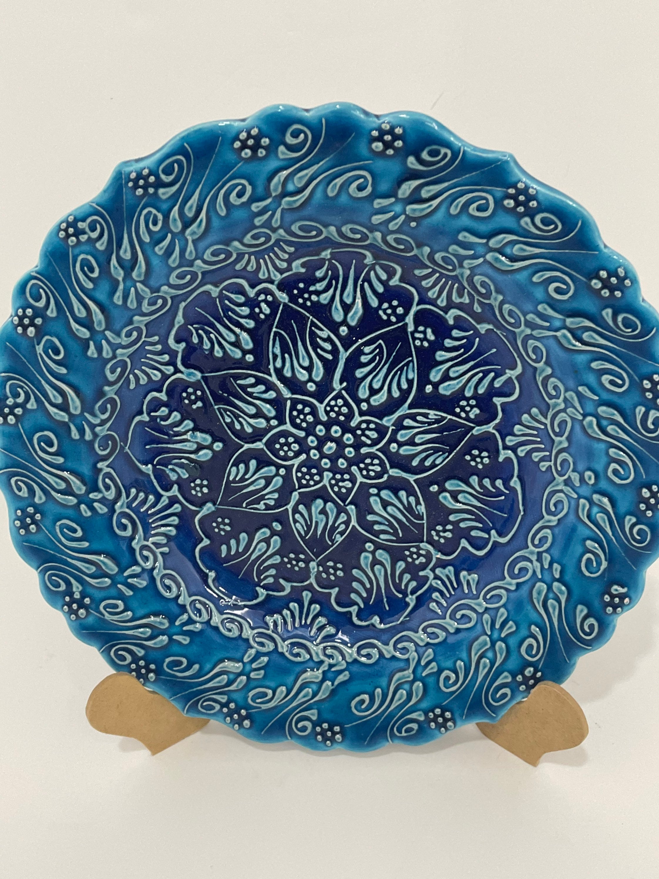 Ceramic Wall Decor Plate Porcelain Desk Top Decorative Home - Etsy
