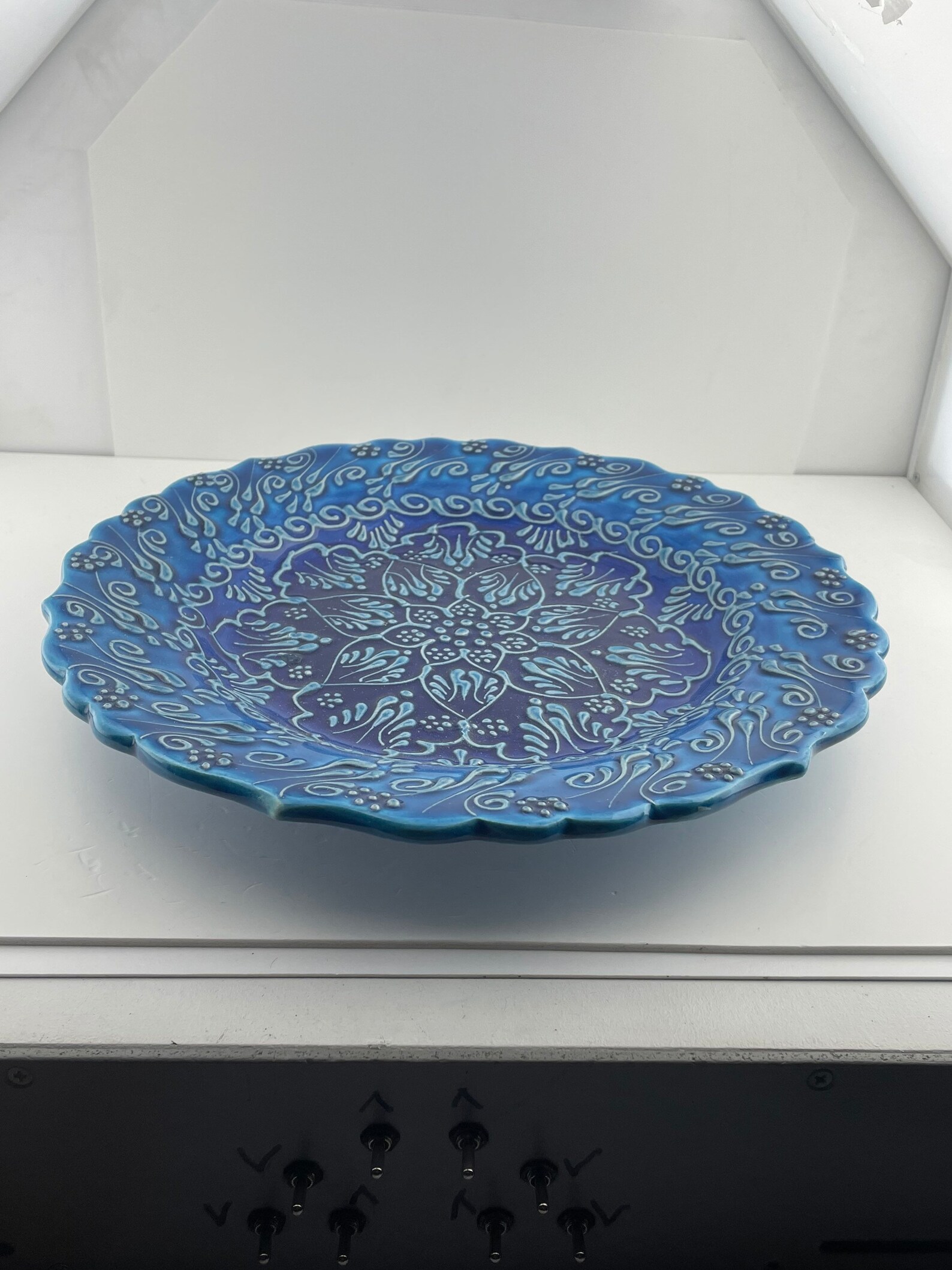 Ceramic Wall Decor Plate, Porcelain Desk Top Decorative Home Decor ...