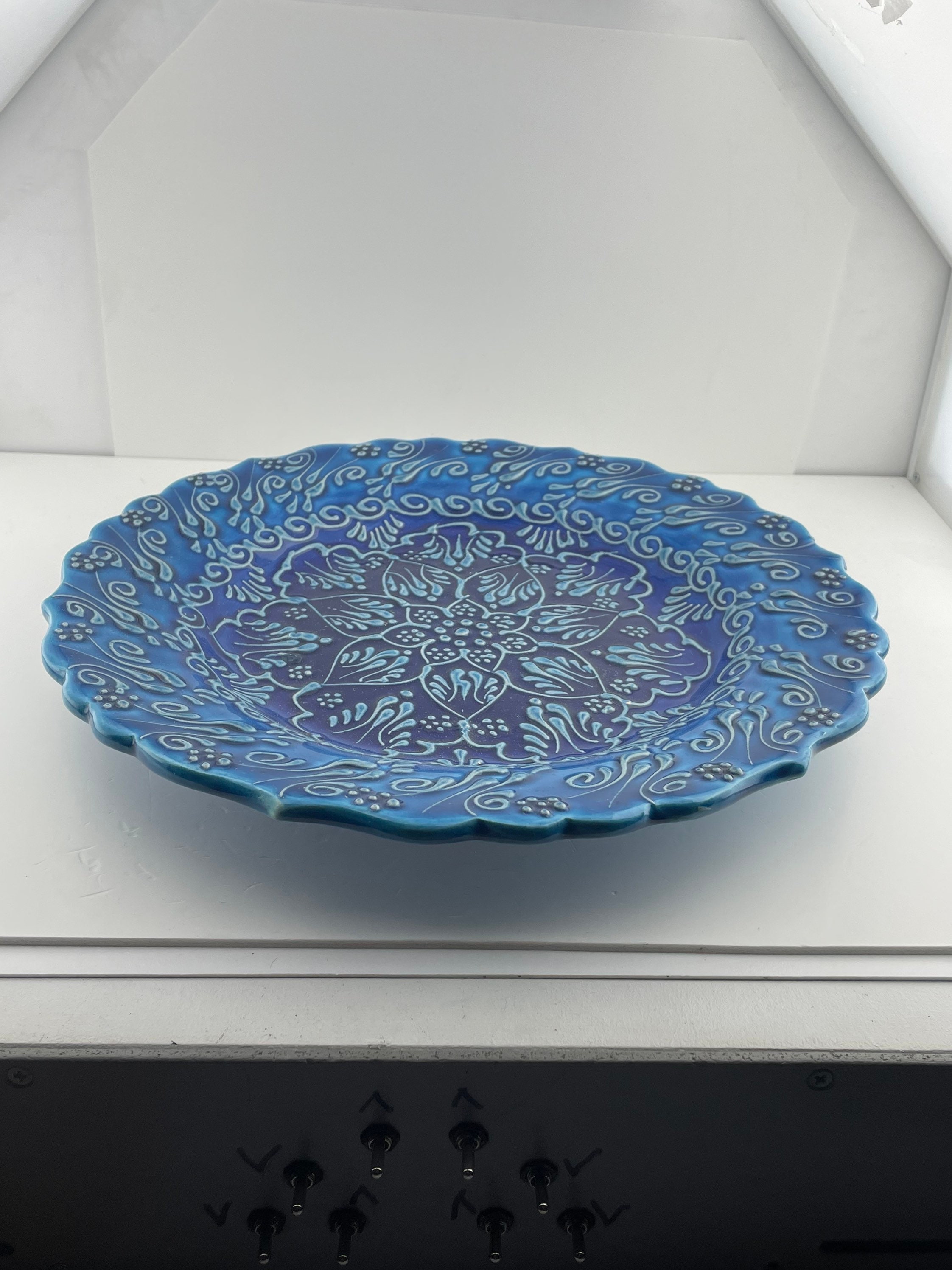 Ceramic Wall Decor Plate Porcelain Desk Top Decorative Home - Etsy