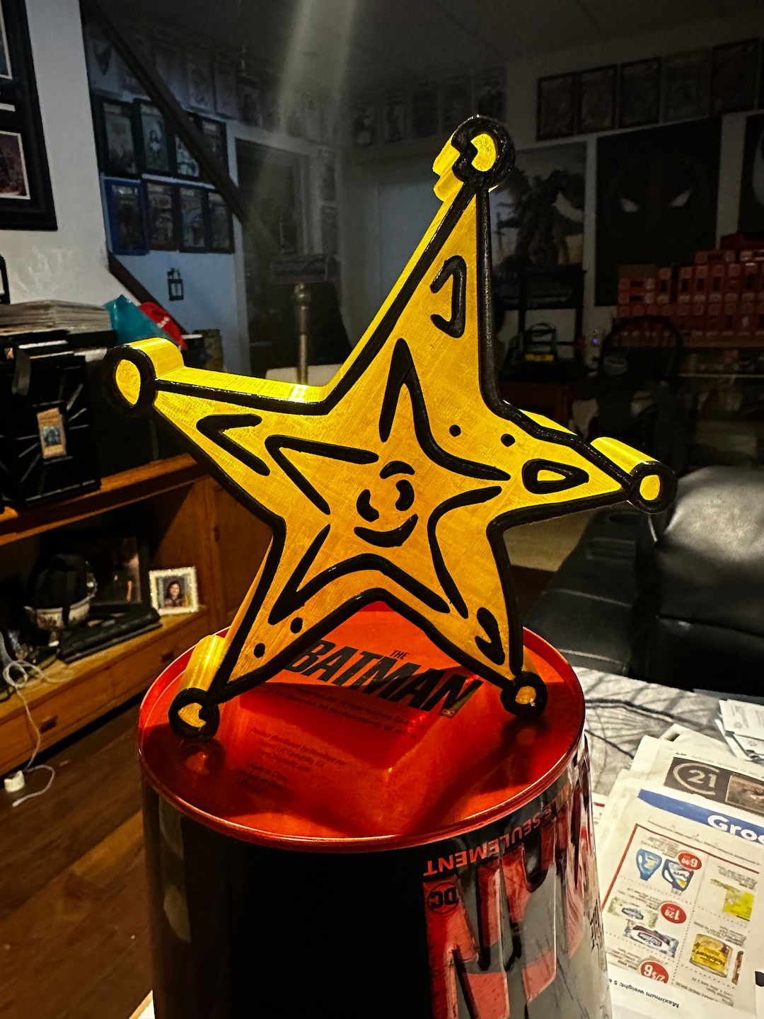 3D Printed Grinch Star Christmas Tree Topper - Etsy