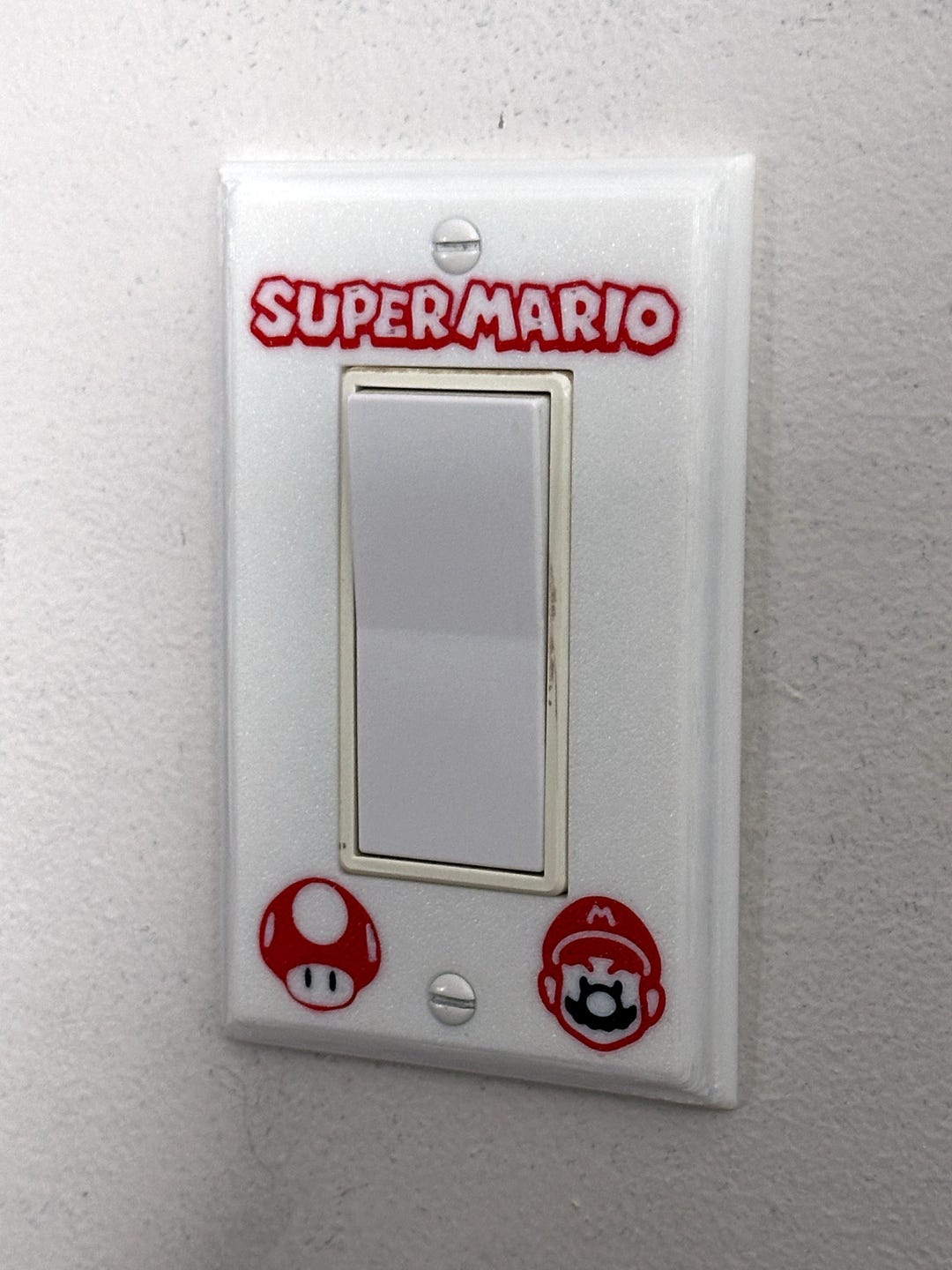 Super Mario Light Switch Cover Plate - Etsy