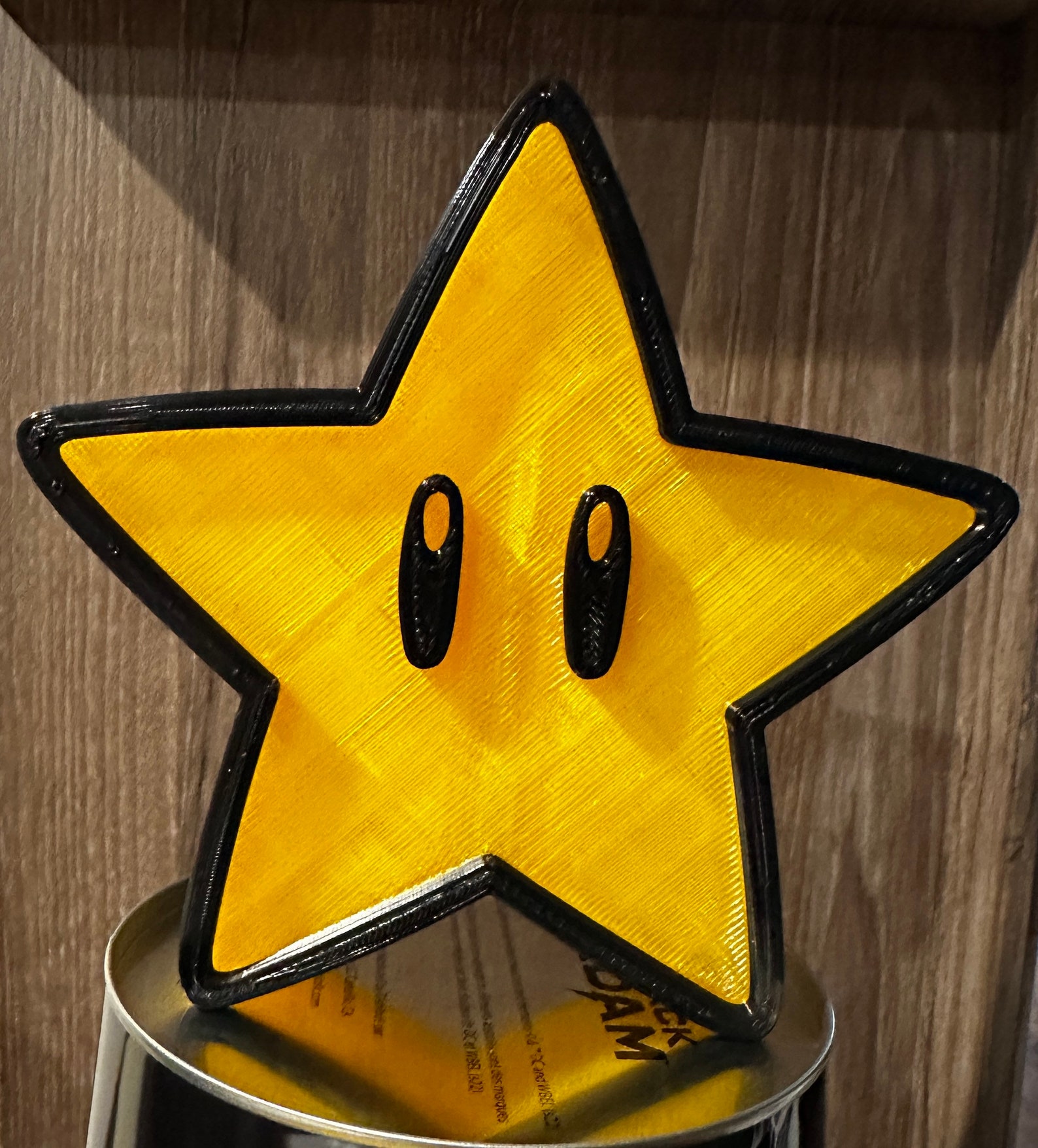 3D Printed Super Mario Star Christmas Tree Topper - Etsy