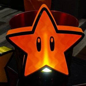 3D Printed Super Mario Star Christmas Tree Topper - Etsy