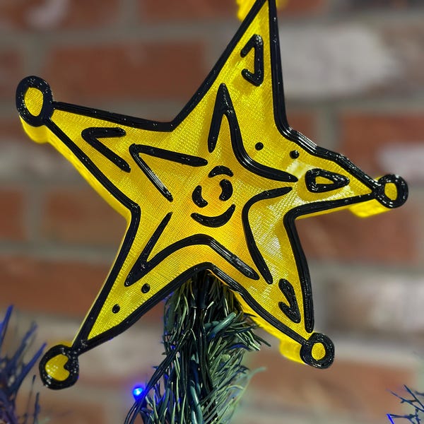 Grinch Tree Topper - Etsy