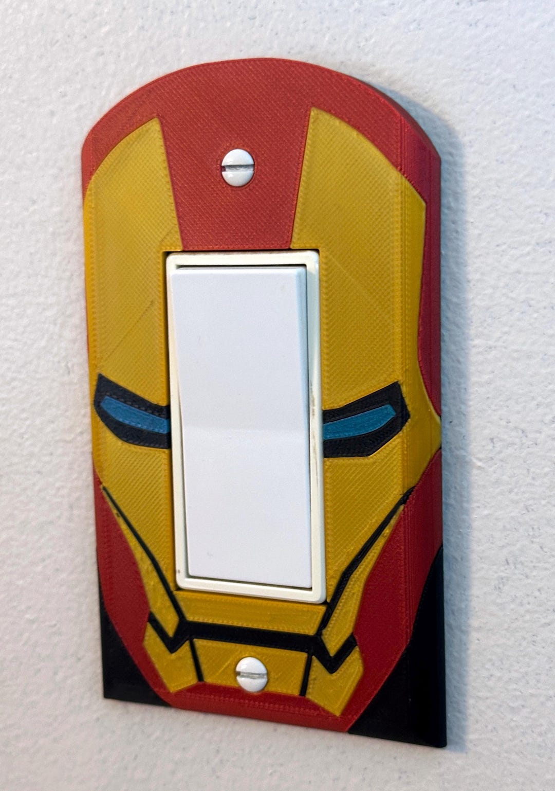 Iron Man Light Switch Cover Plate - Etsy