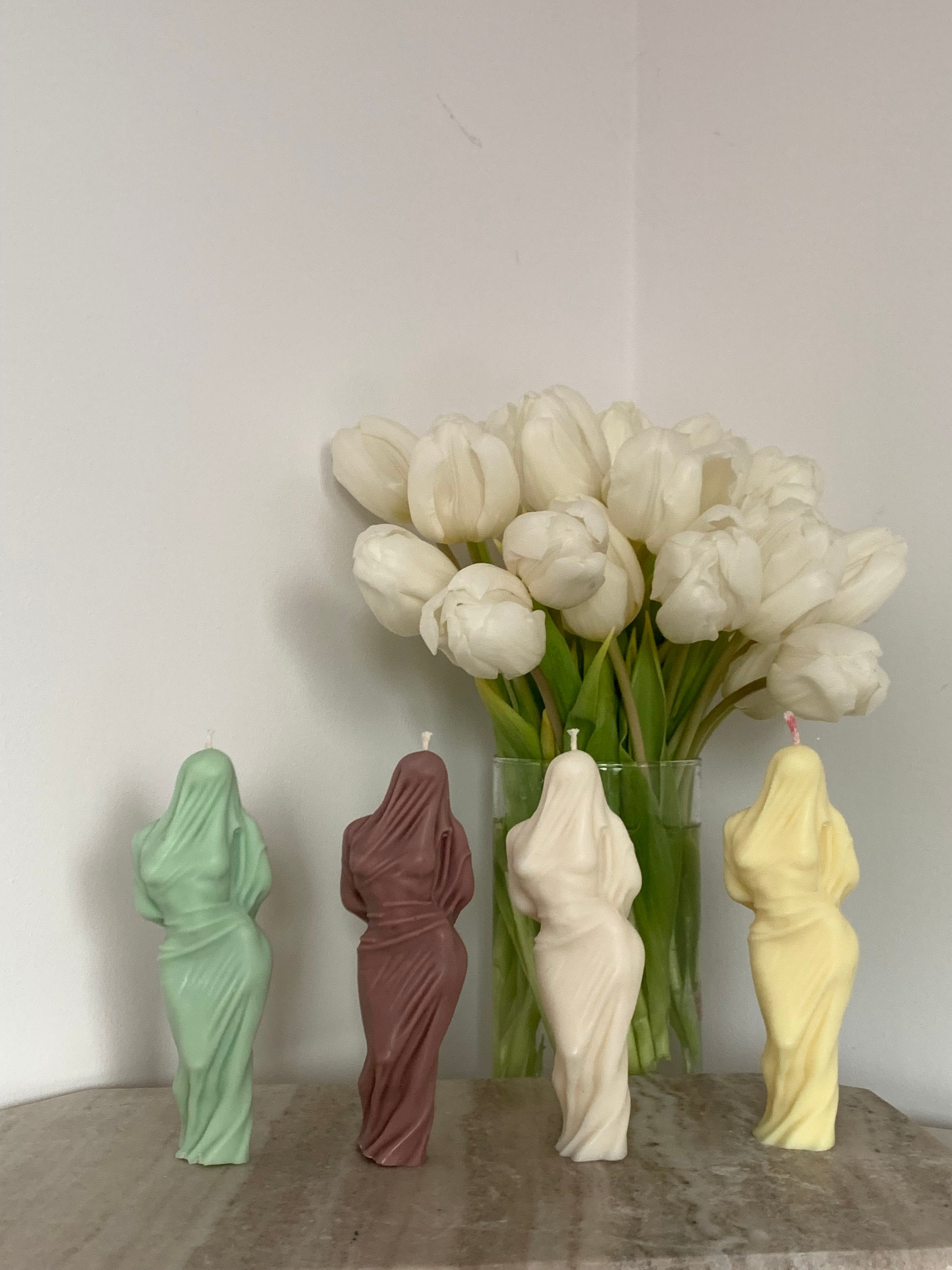 Body Candles Pastel Candle Candle Female Candle Body - Etsy