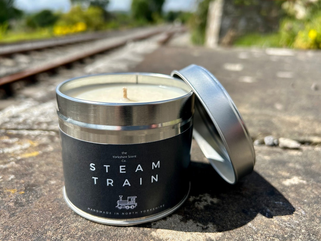 Steam Train Candle - Etsy UK