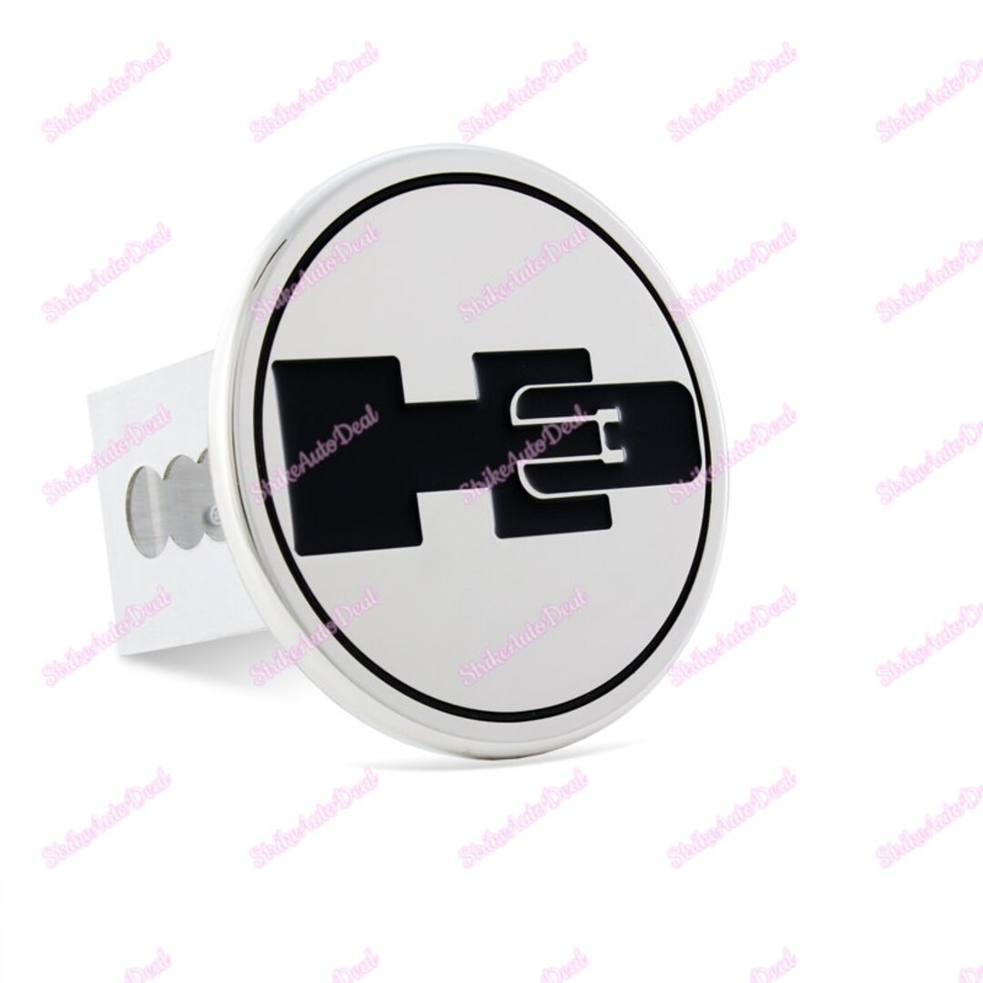 For Hummer H3 Logo Chrome Stainless Steel Hitch Cover Cap for 2 ...