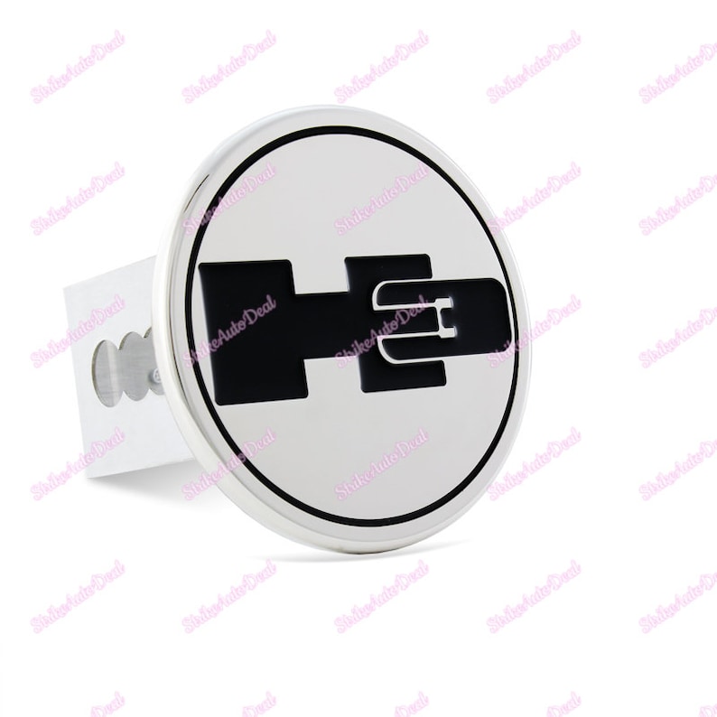 For Hummer H3 Logo Chrome Stainless Steel Hitch Cover Cap for 2 ...