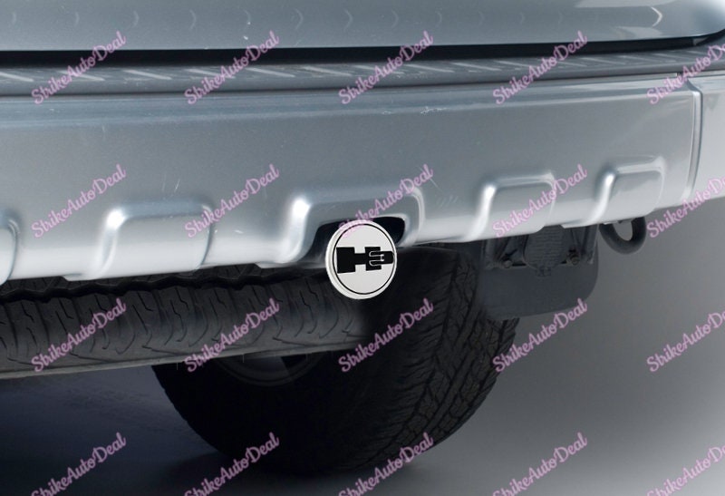 For Hummer H3 Logo Chrome Stainless Steel Hitch Cover Cap for 2 ...