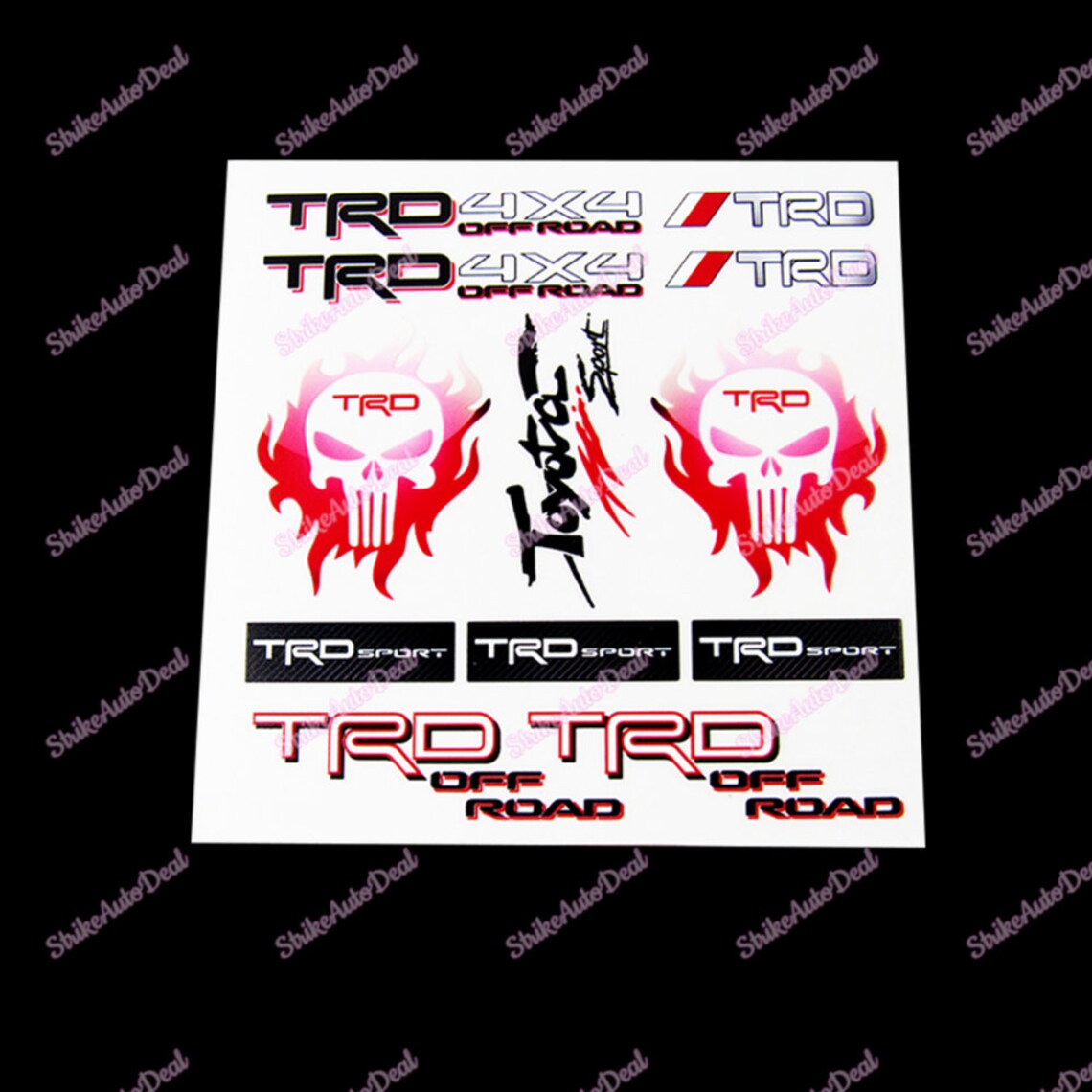 Small Reflective Decal Sticker Set Window Vinyl Fit Auto for - Etsy