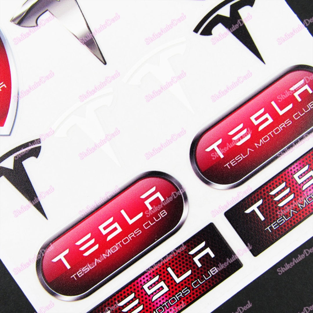 Für Tesla Racing Sportwagen Reflektierende Aufkleber Aufkleber Fenster ...