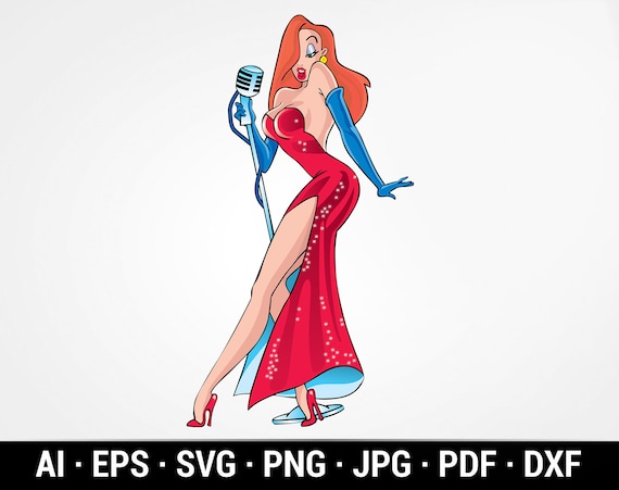 Jessica Rabbit Vector Pdf/svg/jpg/svg/eps/png/ai File - Etsy
