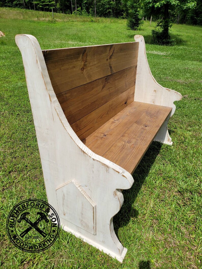 Custom Church Pew Bench - Etsy