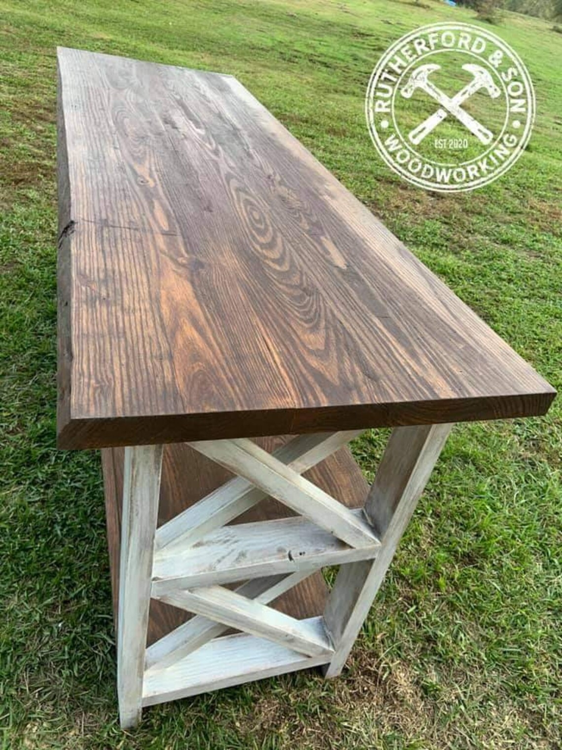 Custom Farmhouse Tv Console - Etsy