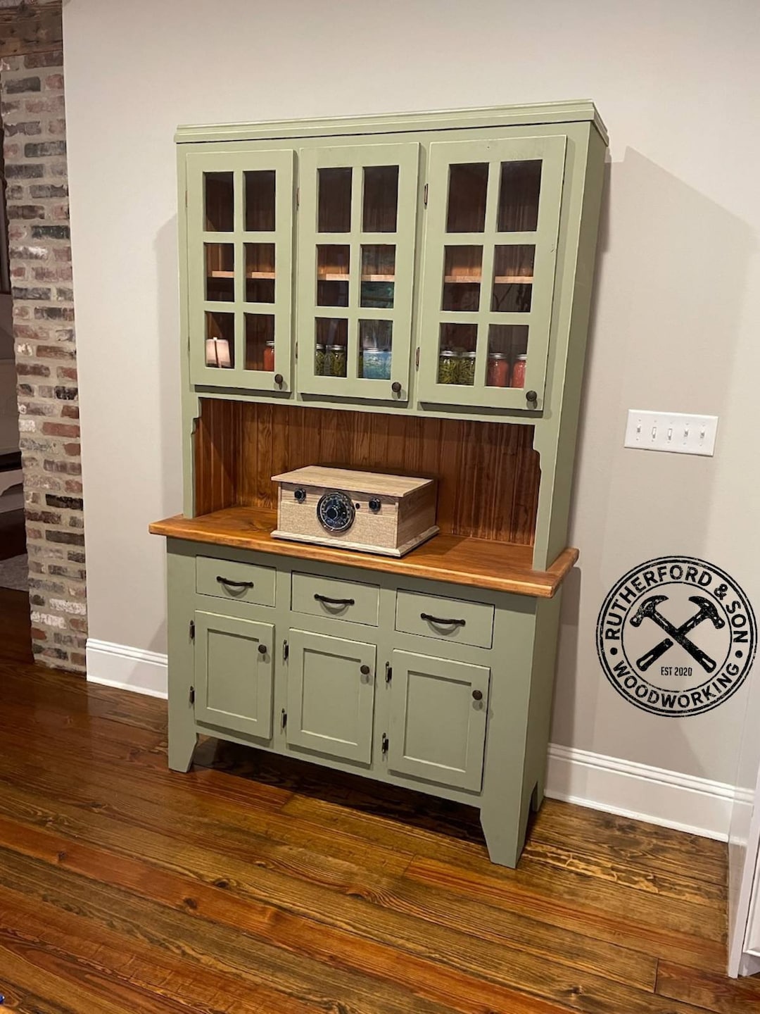 Farmhouse Kitchen Hutch - Etsy