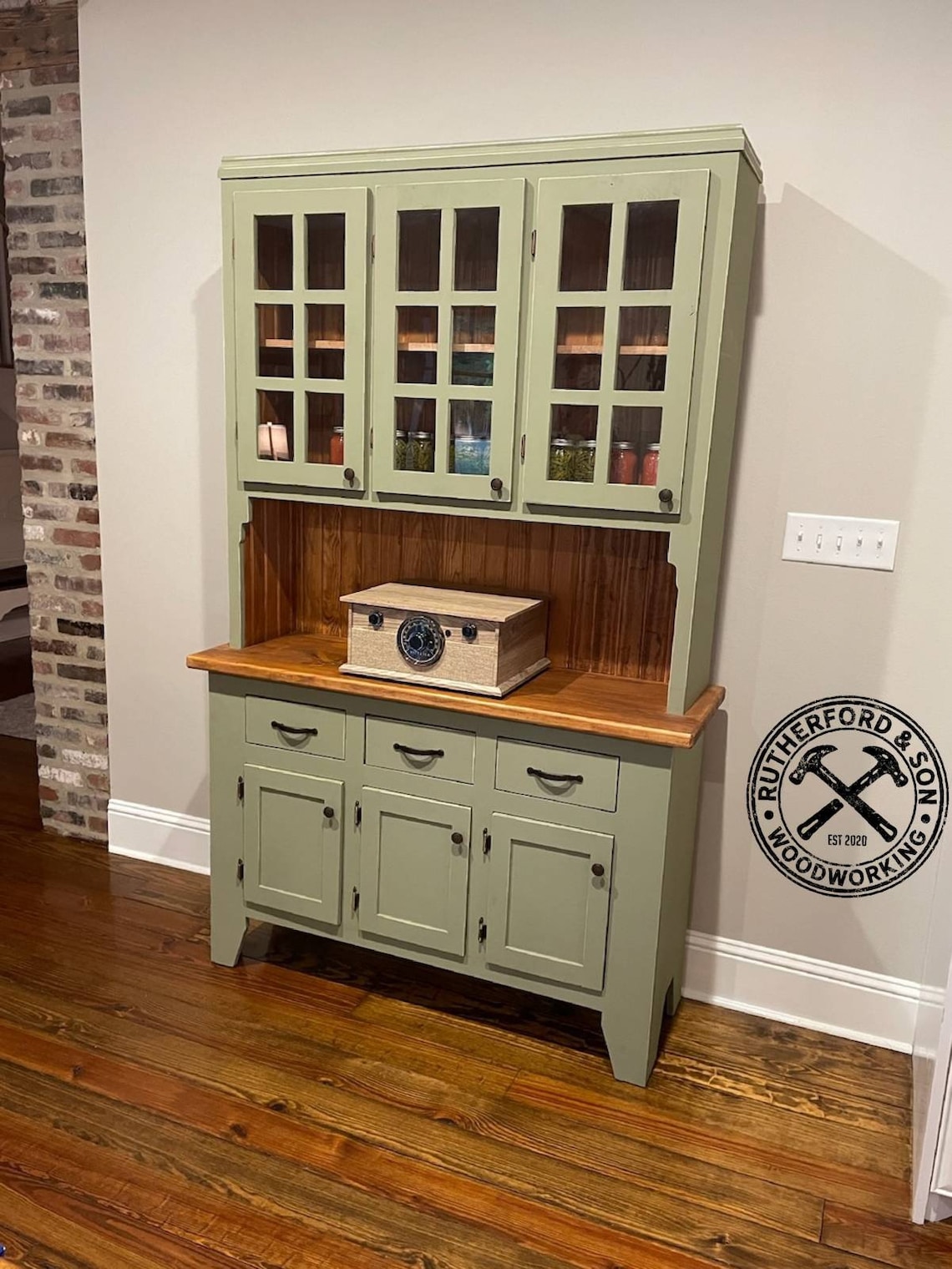 Farmhouse Kitchen Hutch - Etsy