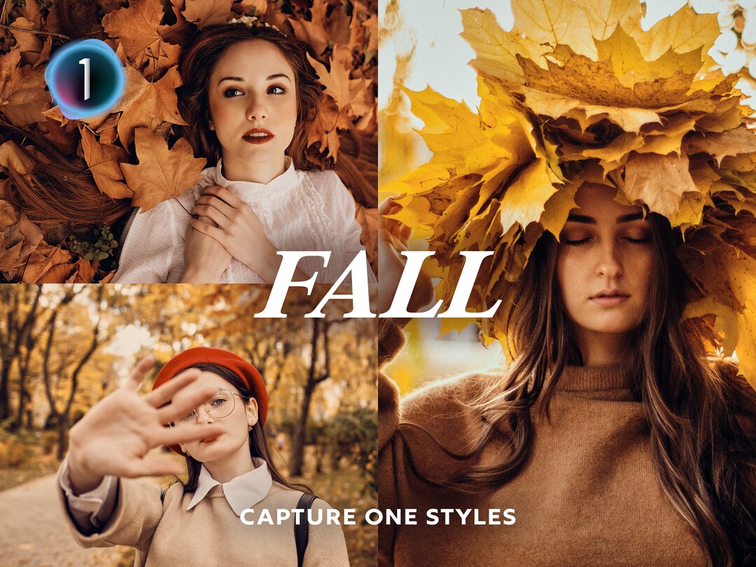 FALL Capture One Styles, Autumn Capture One, Moody Presets, Autumn ...