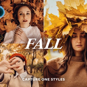 FALL Capture One Styles, Autumn Capture One, Moody Presets, Autumn ...