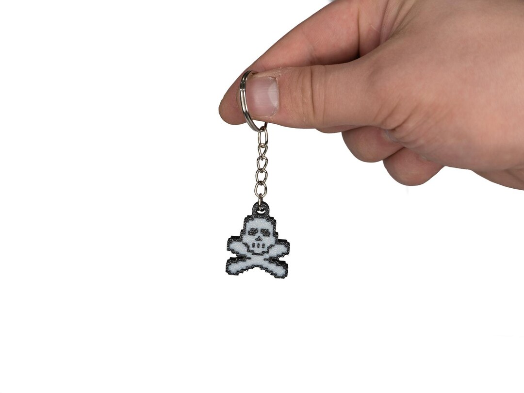 Oldschool Runescape PK Skull Keychain, White/red - Etsy