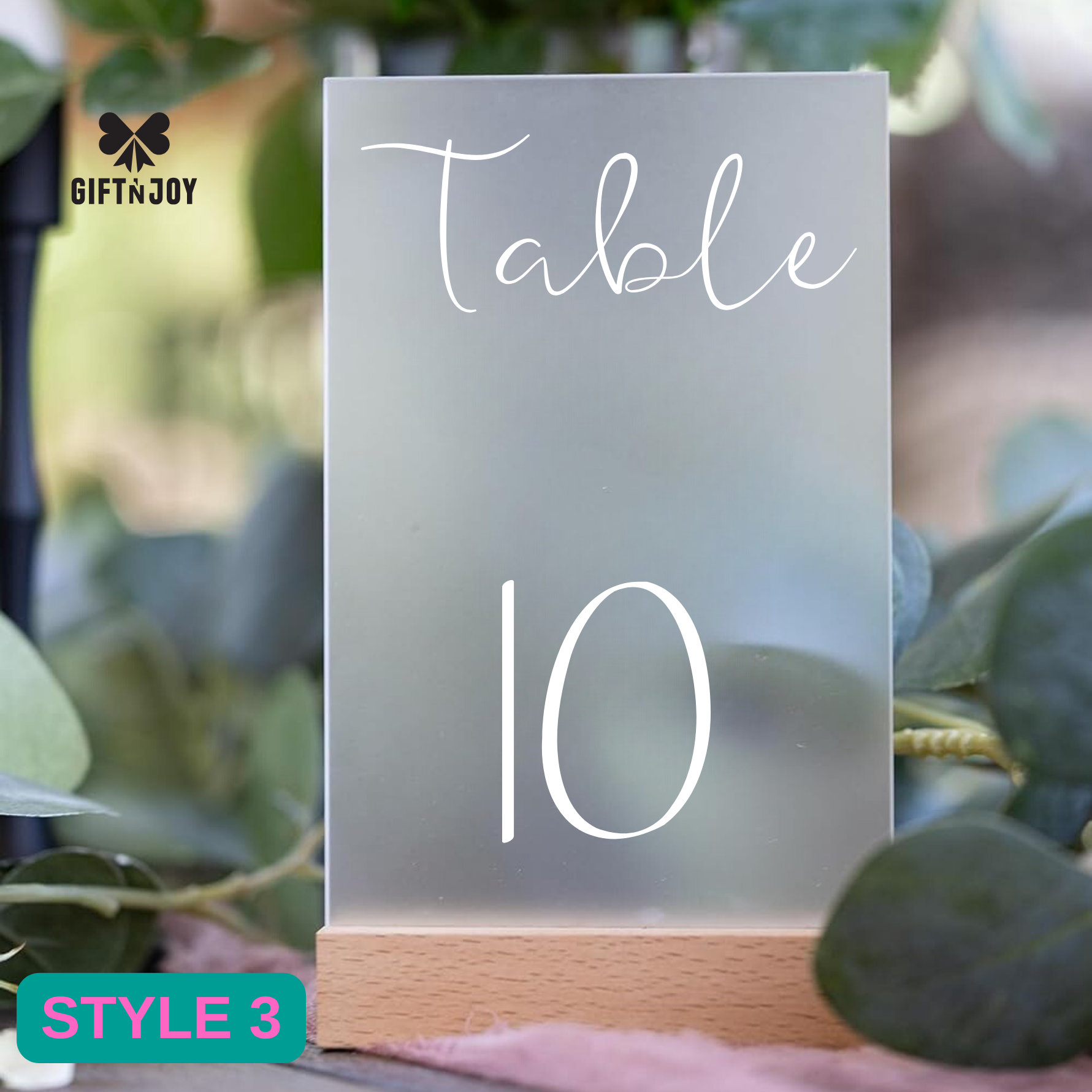 Números de mesa para bodas, números de mesa de acrílico, números de ...