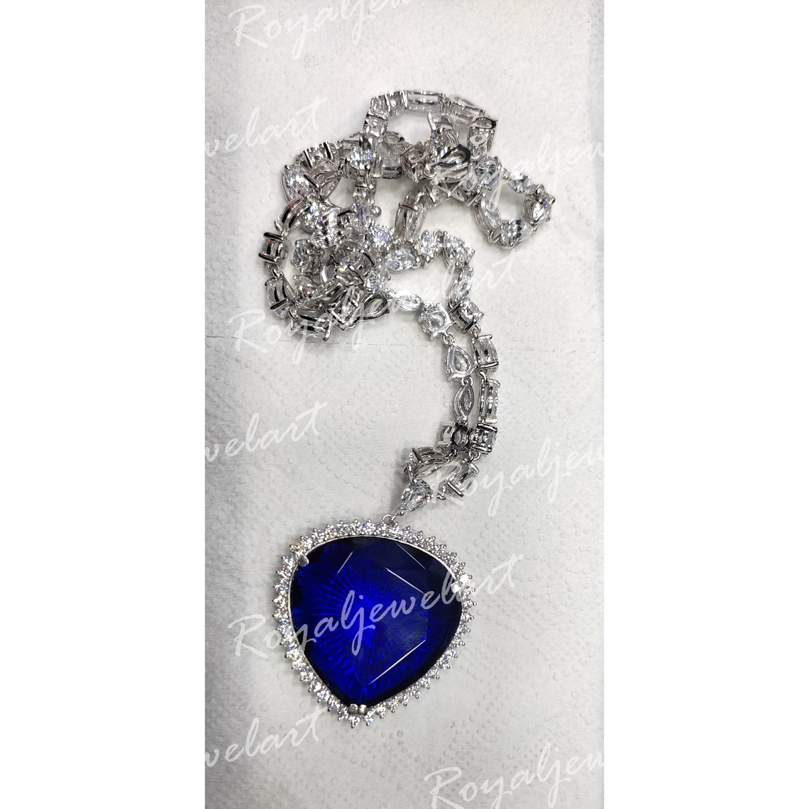 Heart of the Ocean Necklace Titanic Movie Inspired Necklace - Etsy