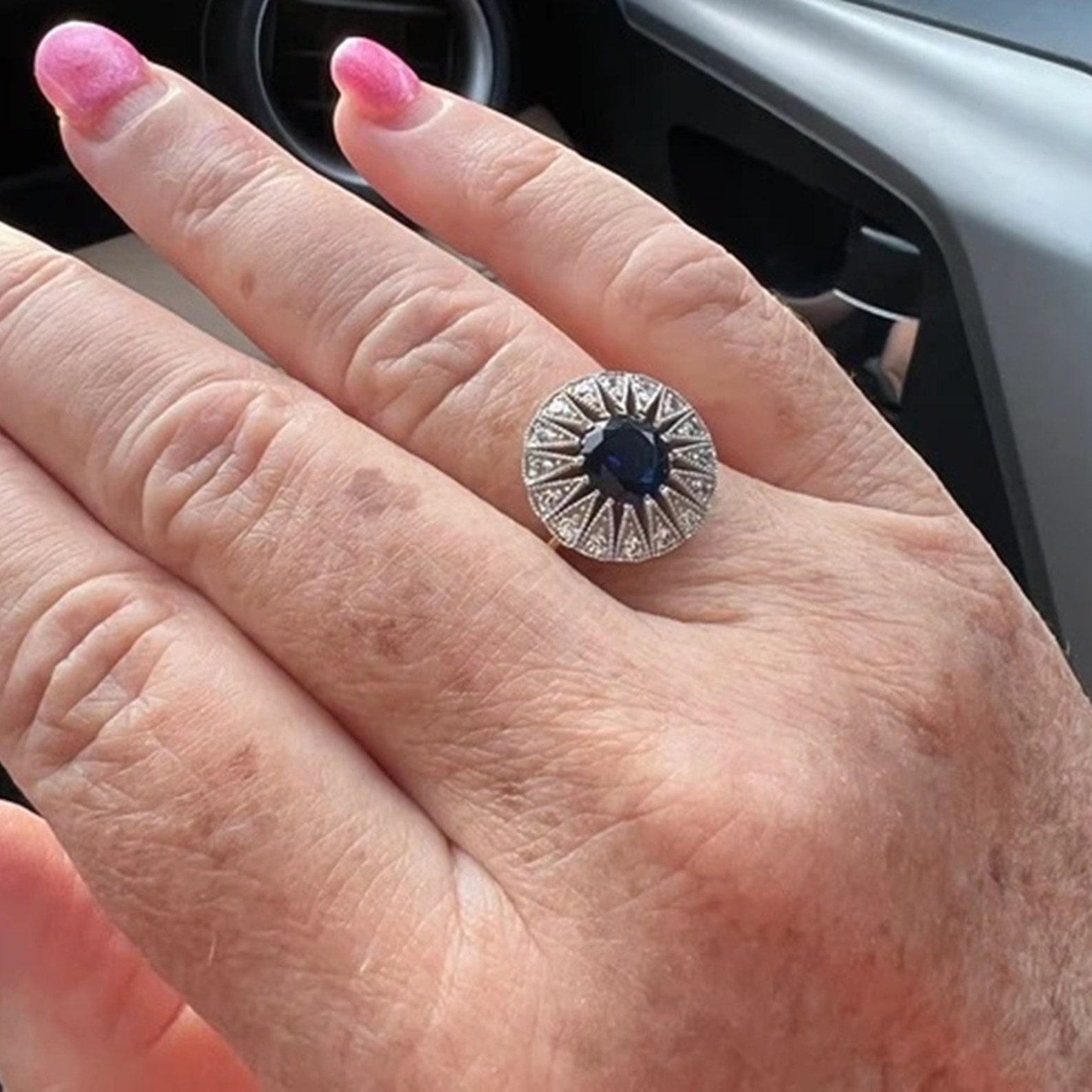 1920s Vintage Titanic Ring 1.70ct Sapphire Titanic Engagement - Etsy