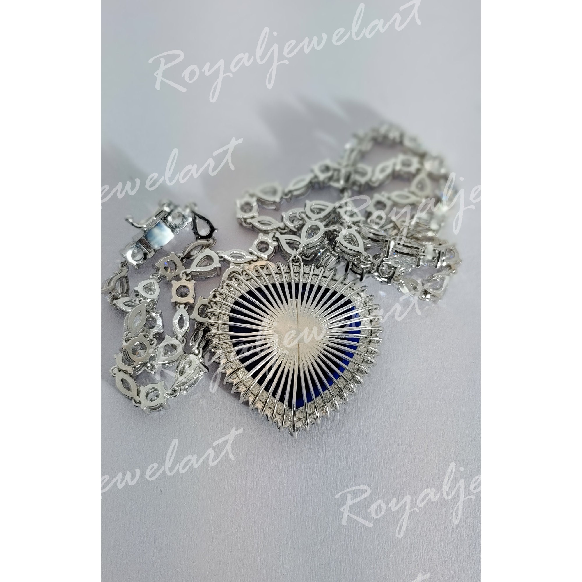 Heart of the Ocean Necklace, Titanic Movie Inspired Necklace, Heart ...