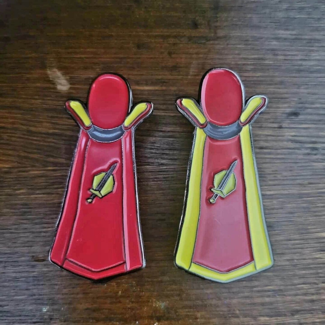 Attack Skill Cape Themed Enamel Festival Pin - Etsy