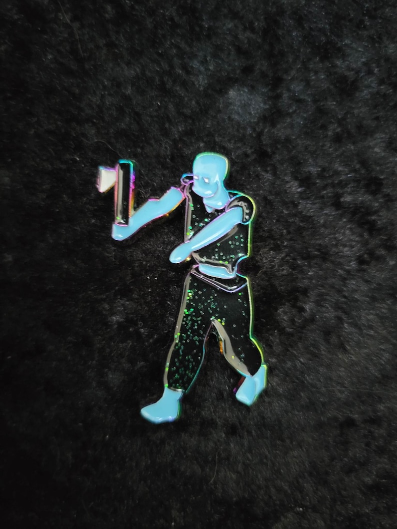 Zombae Old School Graphics Zombie Enamel Pin - Etsy