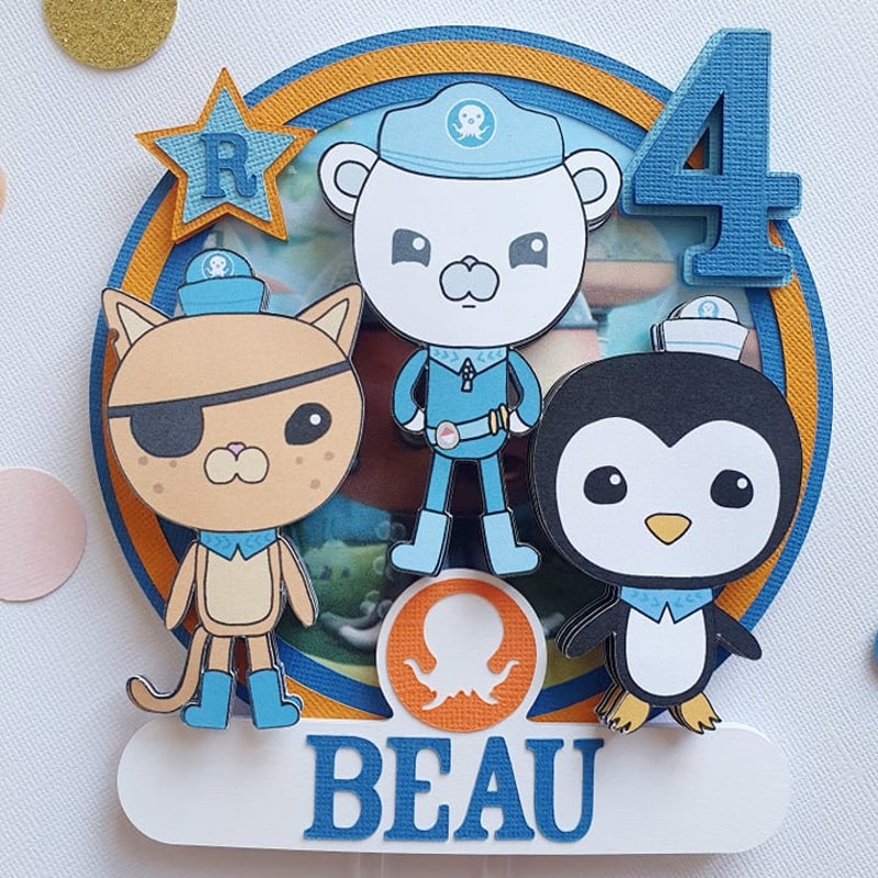 Octonauts Cake Topper - Etsy Australia