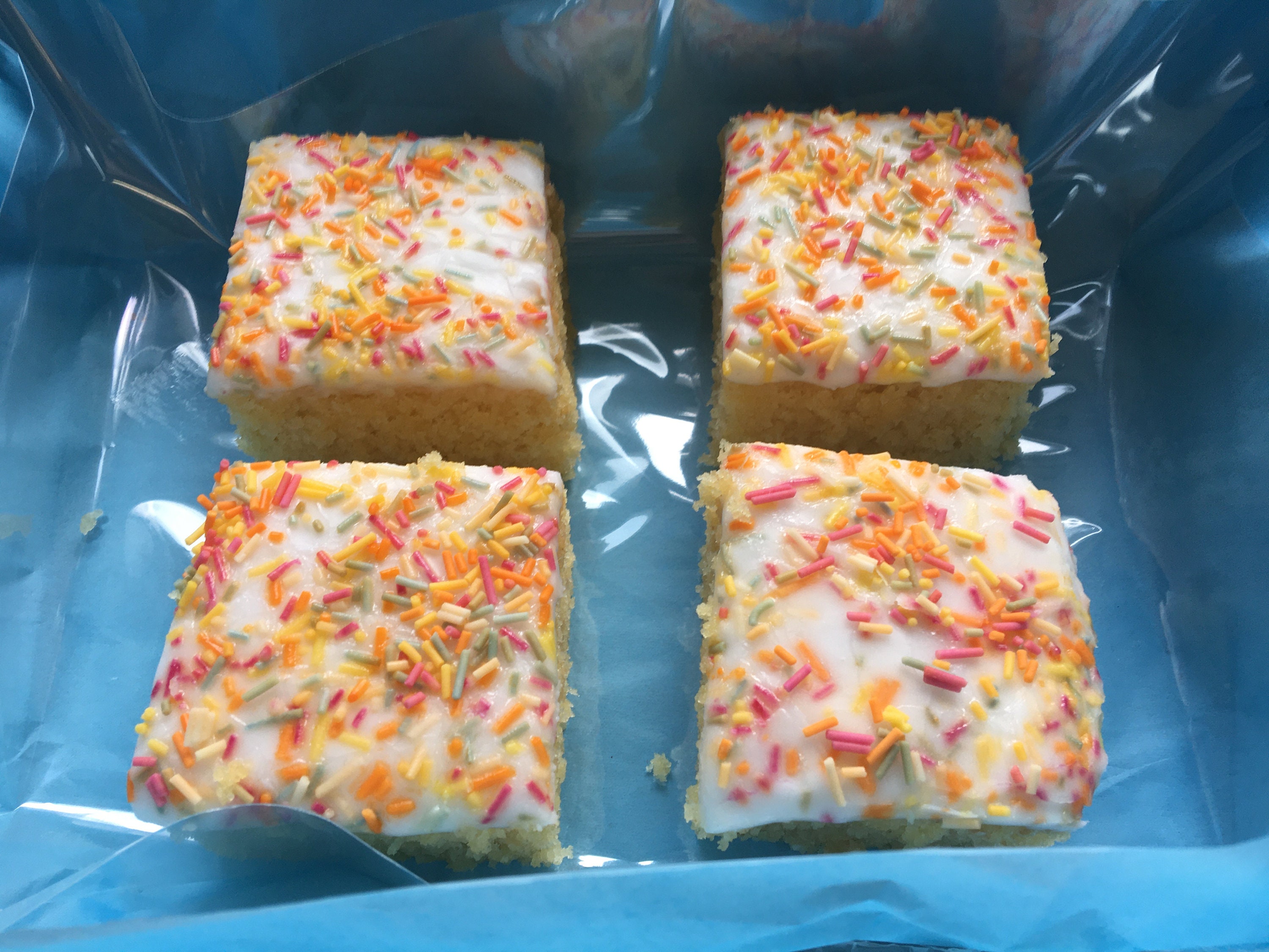 Old School Days Sprinkle Sponge Cake Birthday Party Wrapped | Etsy