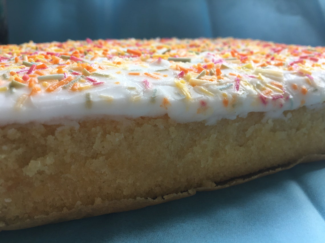 Old School Days Sprinkle Sponge Cake Birthday Party Wrapped - Etsy UK