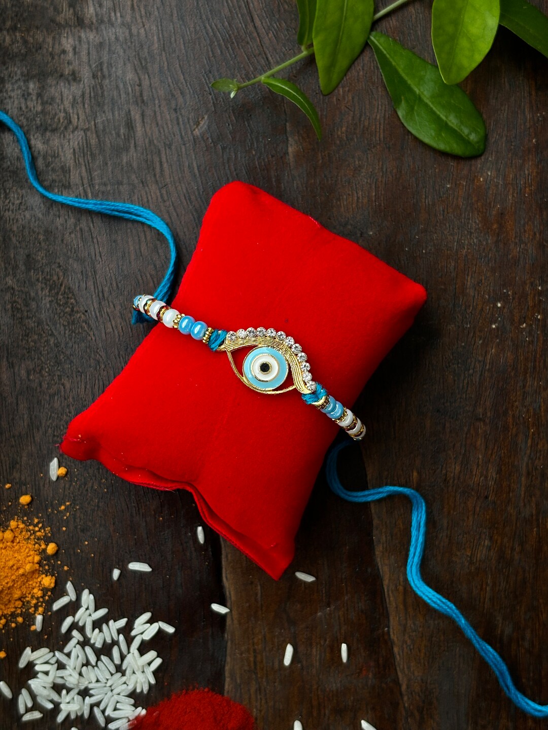 Evil Eye Rakhi for Raksha Bandhan Pack of 2 Handmade Rakhee Brothers ...