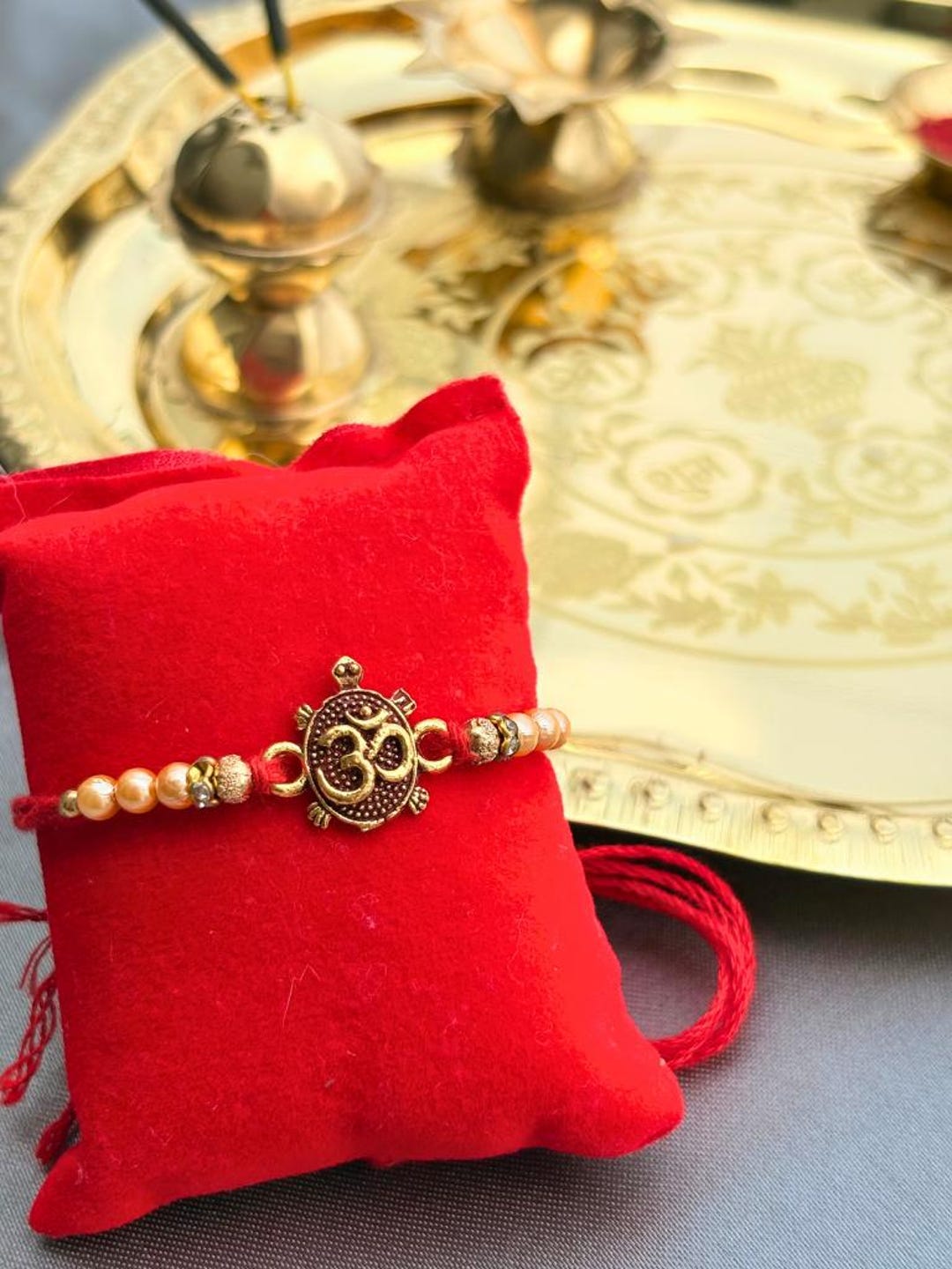 SHIVA Om Rakhi for Raksha Bandhan | Pack of 2 Handmade Rakhee ...