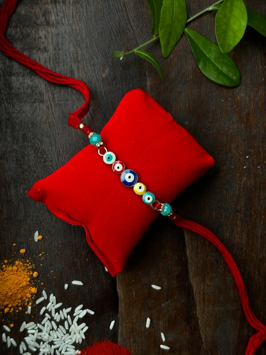 Evil Eye Rakhi for Raksha Bandhan Pack of 2 Handmade Rakhee Brothers ...
