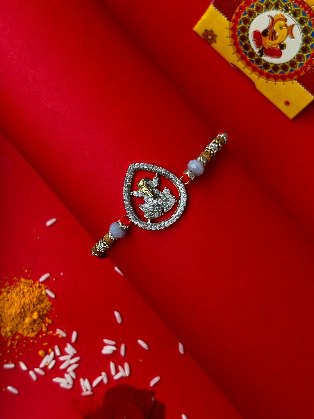 Ganpati Rakhi for Raksha Bandhan Pack of 2 Handmade Rakhis brothers ...